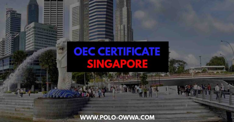 How To Apply OEC Certificate In Singapore POLO OWWA how-to-apply-oec-certificate-in-singapore-polo-owwa