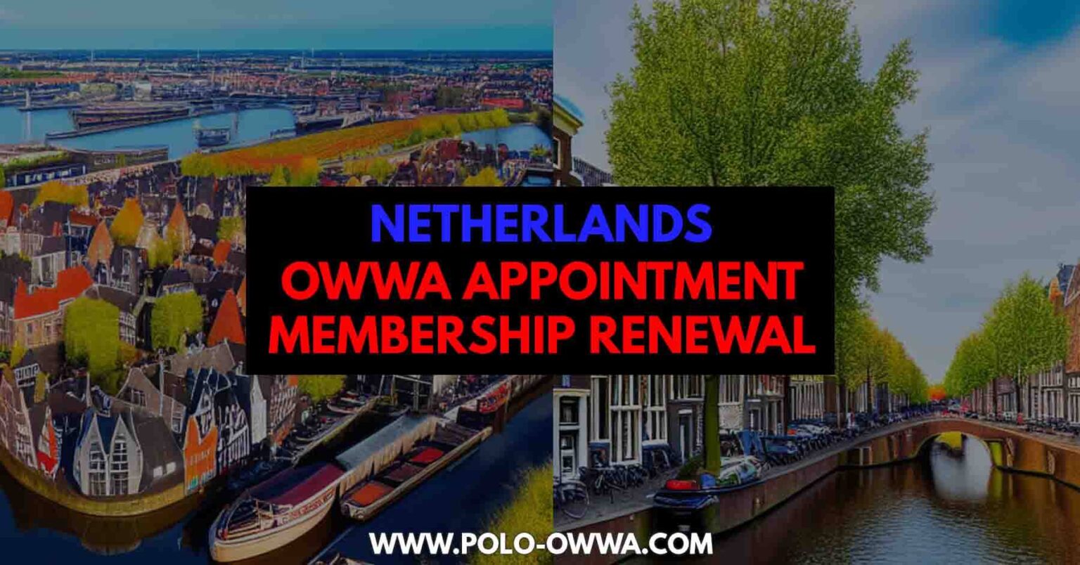 Schedule OWWA Appointment Membership Netherlands | POLO-OWWA